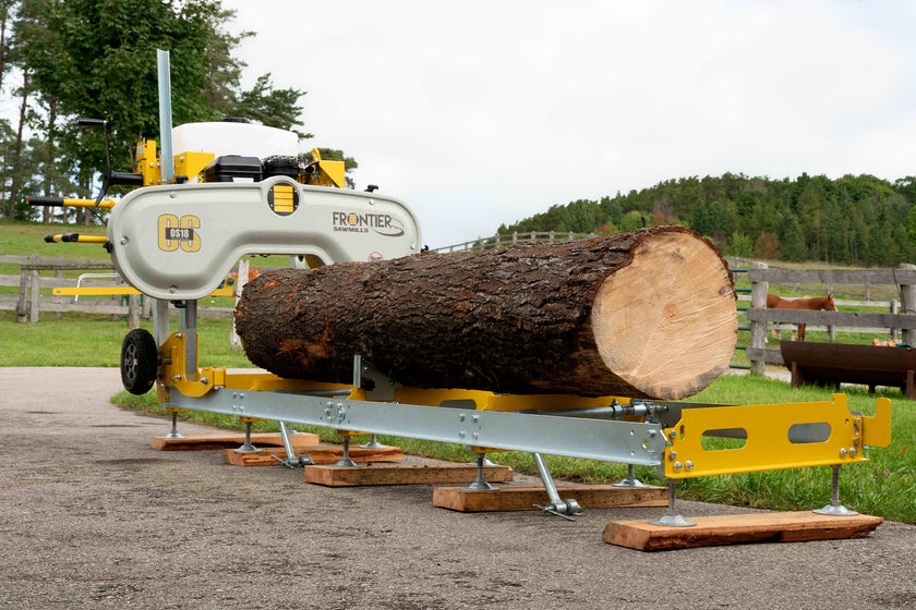 Frontier OS18 Sawmill with 7hp (212cc) Lifan gas engine – Frontier Sawmills