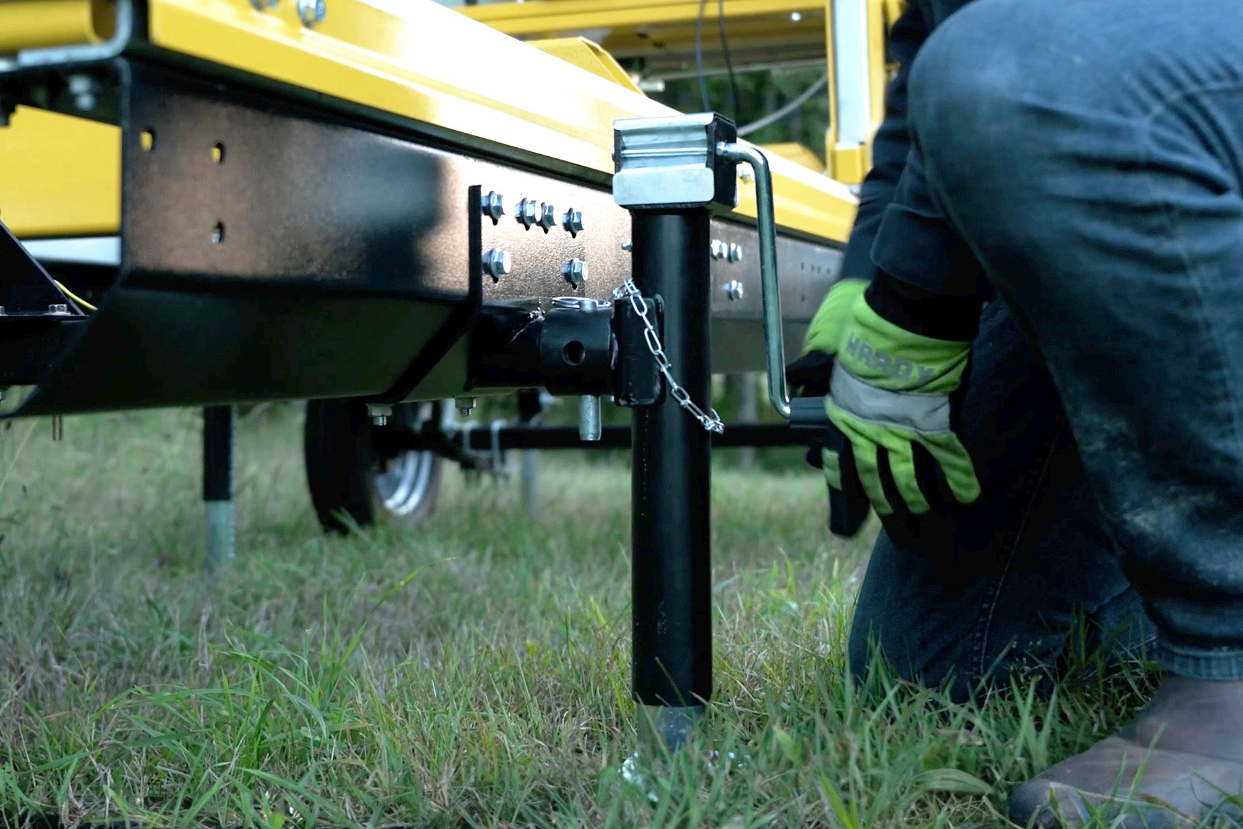 OS35 mobility sub-frame extension with 2 jacks